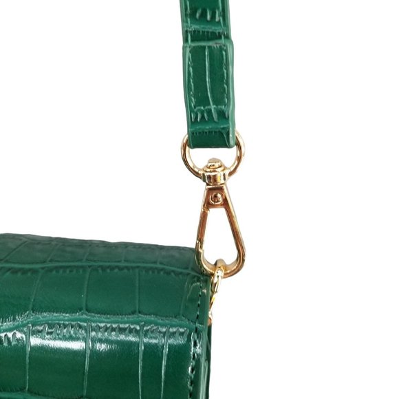 Telena | Bags | Telena Crossbody Shoulder Bag Crocodile Embossed Pu ...